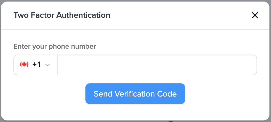 Setting up TFA (Two-Factor Authentication)