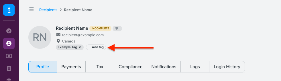 Adding Tags