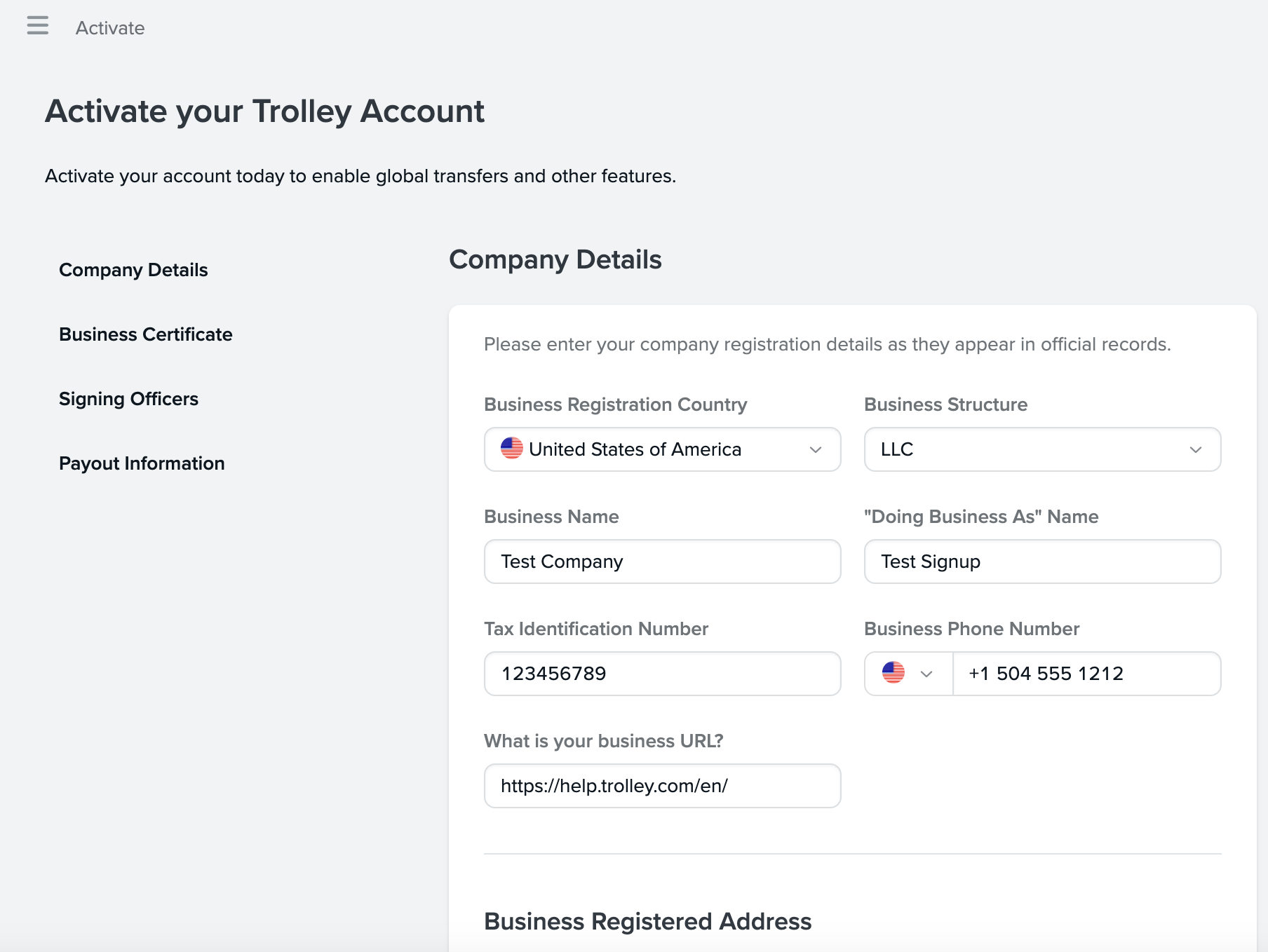 Activating your Account