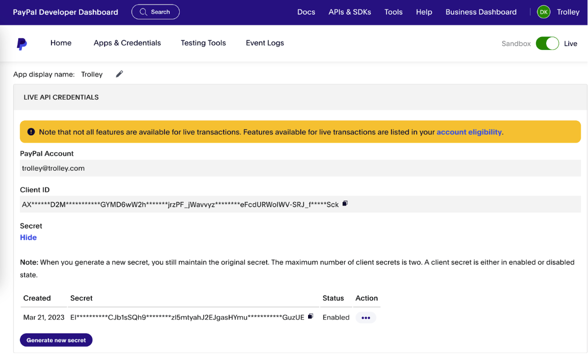 How to Enroll in PayPal Payouts API
